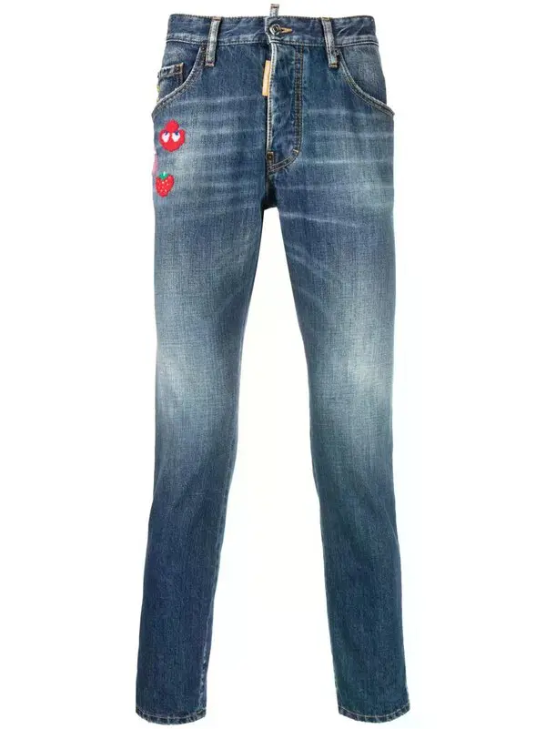 Dsquared2 Slim-cut Cropped Jeans