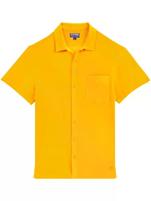 Vilebrequin Terry Bowling Shirt - Orange
