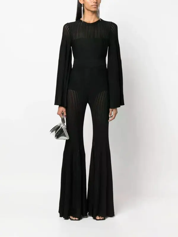 ANTONINO VALENTI Desiree Ribbed Flared-design Jumpsuit