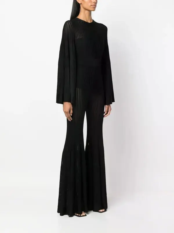 ANTONINO VALENTI Desiree Ribbed Flared-design Jumpsuit