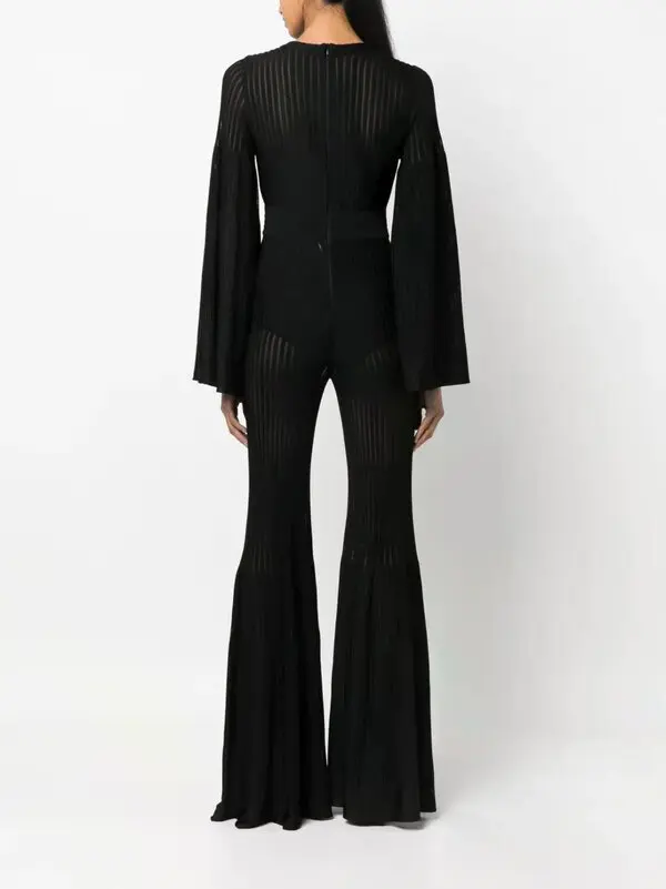 ANTONINO VALENTI Desiree Ribbed Flared-design Jumpsuit