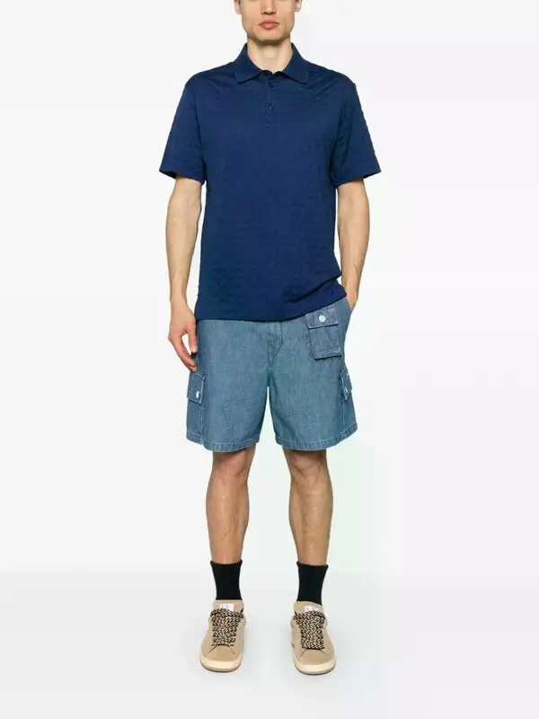 Givenchy Monogram 72 Jacquard Polo Shirt