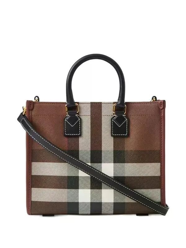 Burberry Mini Check Freya Tote Bag