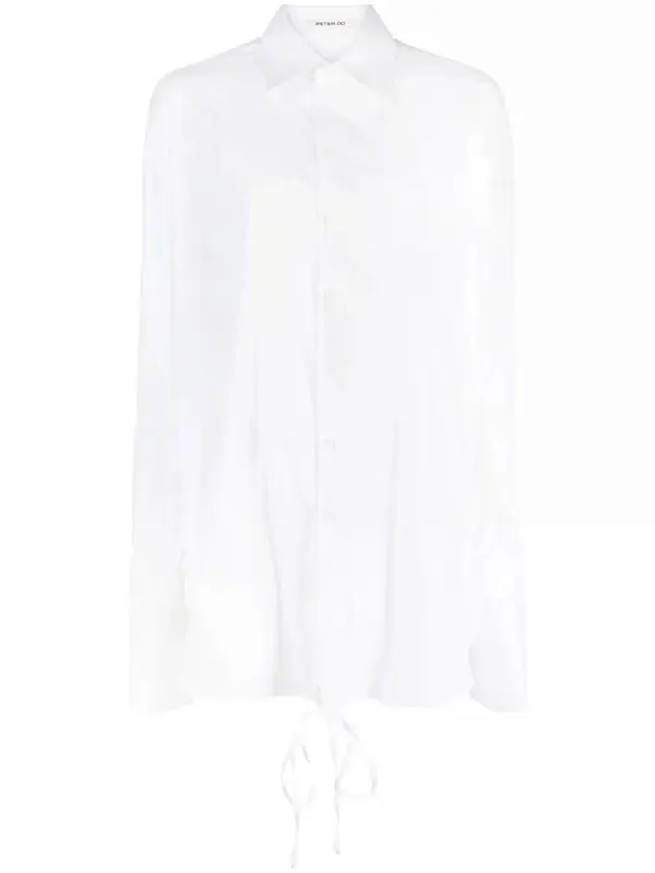 PETER DO Drop-shoulder Long-sleeve Shirt