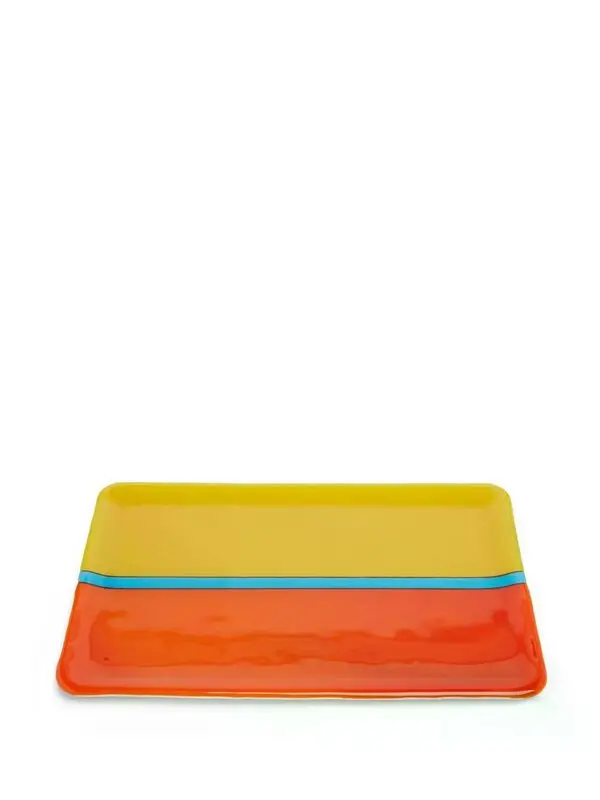 LES-OTTOMANS Murano Colour-block Tray