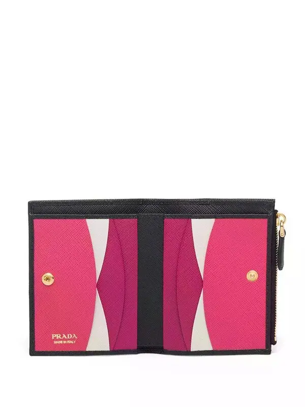 Prada Small Saffiano Leather Wallet - Black