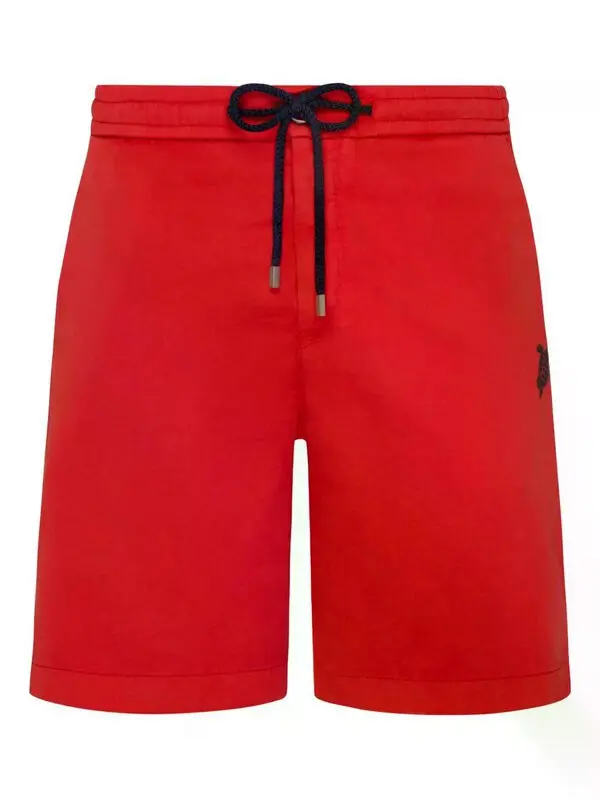 Vilebrequin Turtle-embroidered Shorts - Red