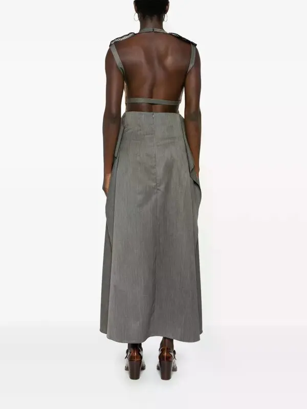 LITKOVSKA Draped Midi Dress