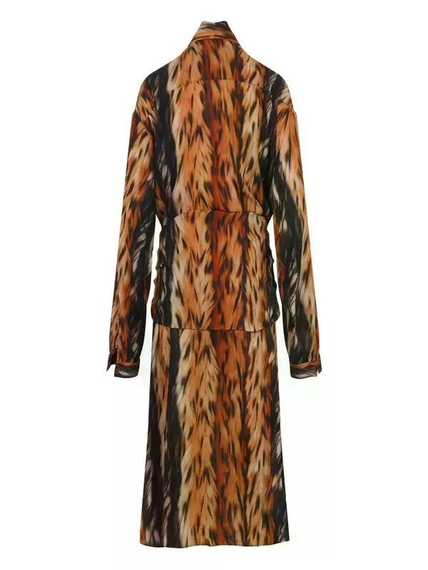 Balenciaga Knotted Midi Dress