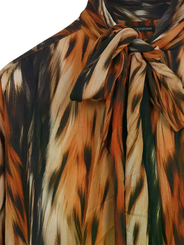 Balenciaga Knotted Midi Dress