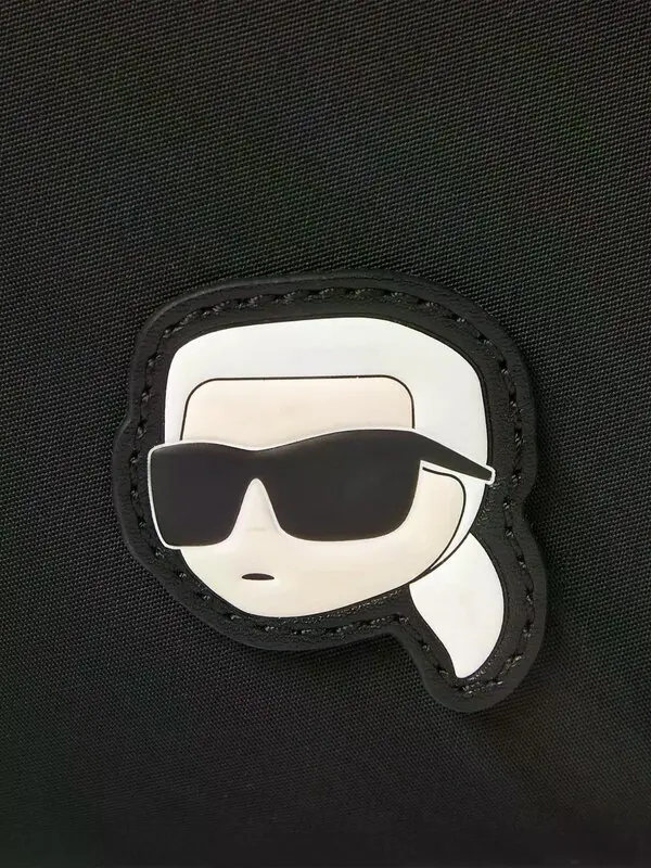 Karl Lagerfeld Ikon Appliqué-detail Backpack