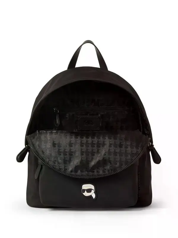 Karl Lagerfeld Ikon Appliqué-detail Backpack