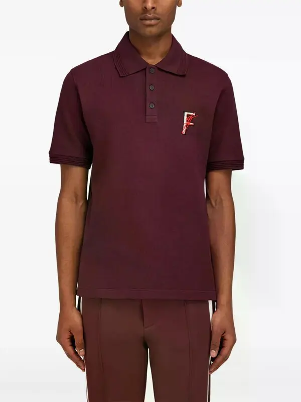 FERRAGAMO Logo-embroidered Polo Shirt