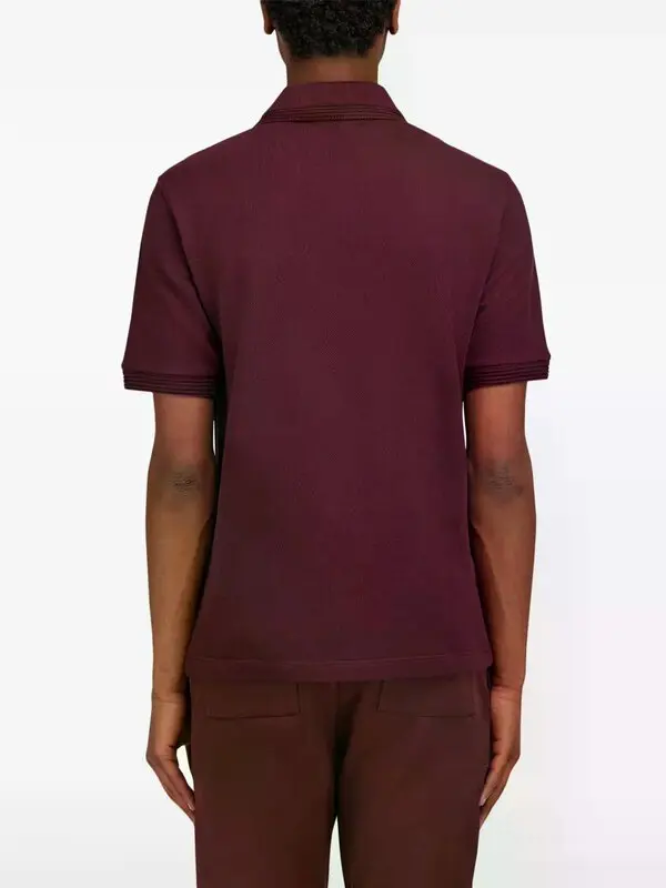 FERRAGAMO Logo-embroidered Polo Shirt