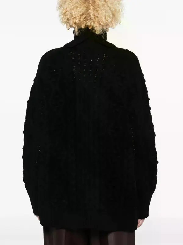 Loulou De Saison Anar Roll Neck Sweater - Black