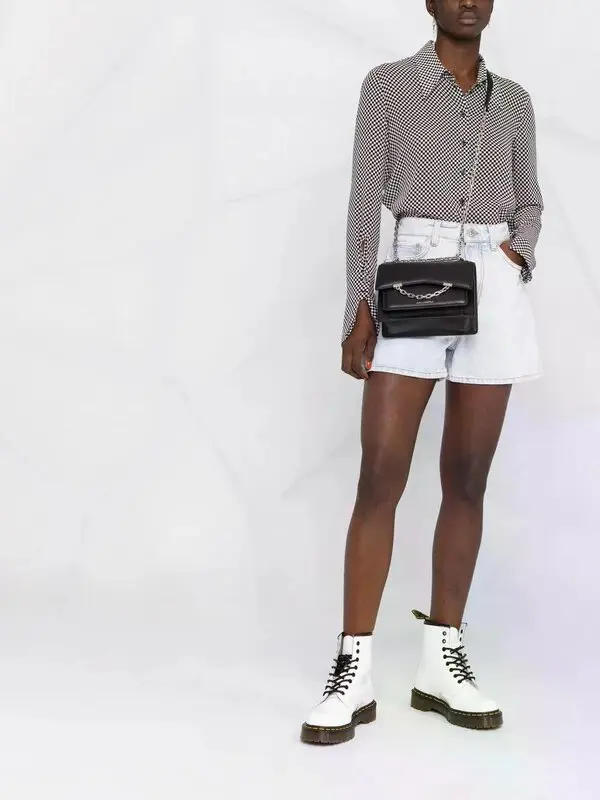 Karl Lagerfeld K/seven Grainy Leather Shoulder Bag