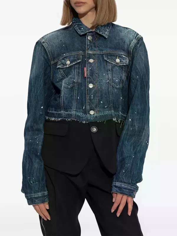 Dsquared2 Logo-patch Cotton Jacket
