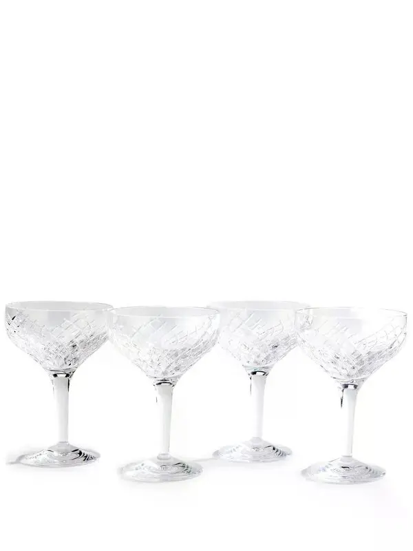 SOHO HOME Barwell Crystal Glasses Set - Neutrals