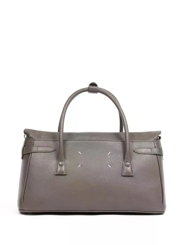 MAISON MARGIELA Medium 5ac Leather Tote Bag - Grey