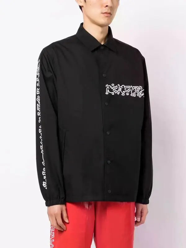 Junya Watanabe Printed Sleeves Shirt Jacket