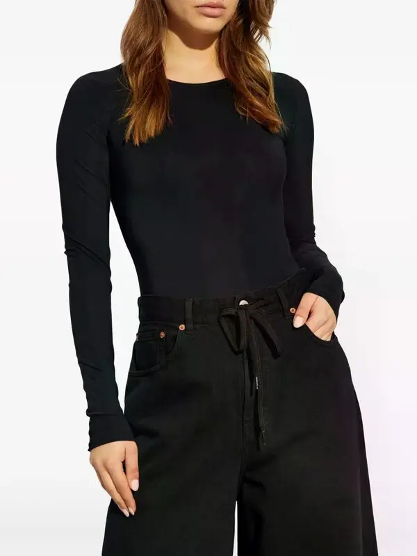 MAISON MARGIELA Numbers-motif Bodysuit - Black