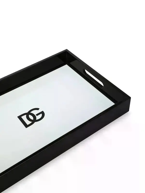 Dolce & Gabbana Dg Logo Wood Tray