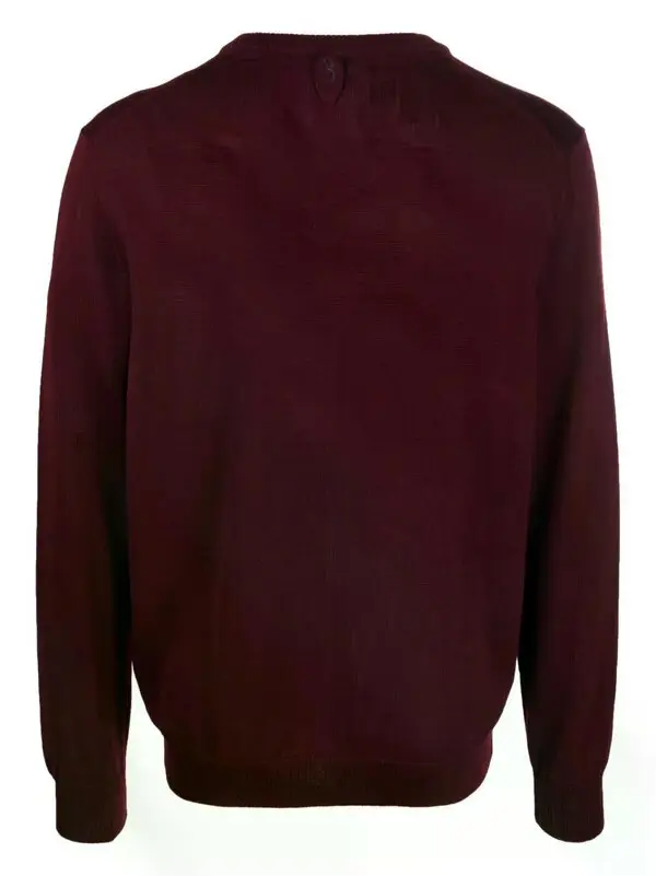 BILLIONAIRE Monogram-embroidered Knitted Jumper