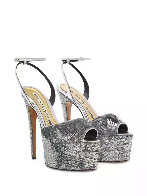 Alexandre Vauthier 160mm Sequin-embellished Sandals