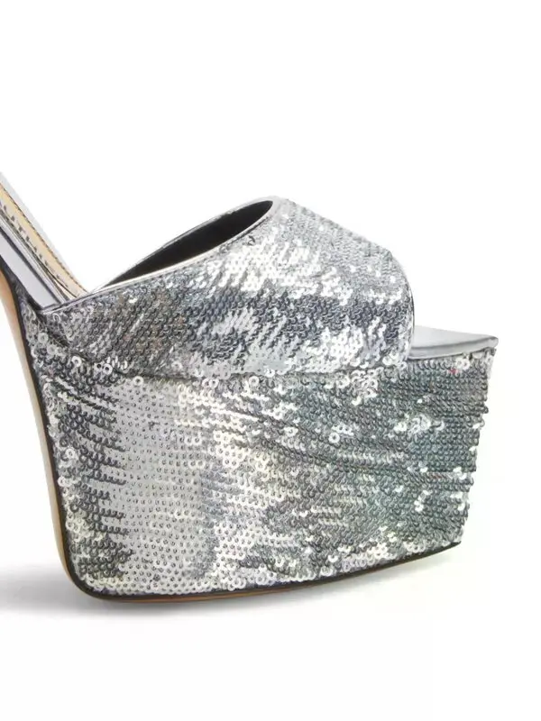 Alexandre Vauthier 160mm Sequin-embellished Sandals