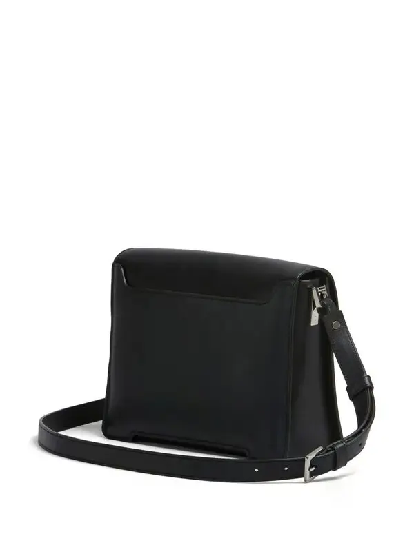 Marni Trunkaroo Leather Shoulder Bag - Black