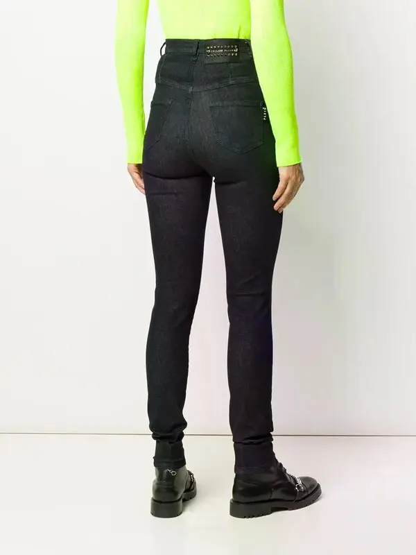 Philipp Plein Super High Waist Jegging - Blue