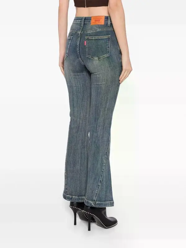 GROUND ZERO High-rise Flared Jeans