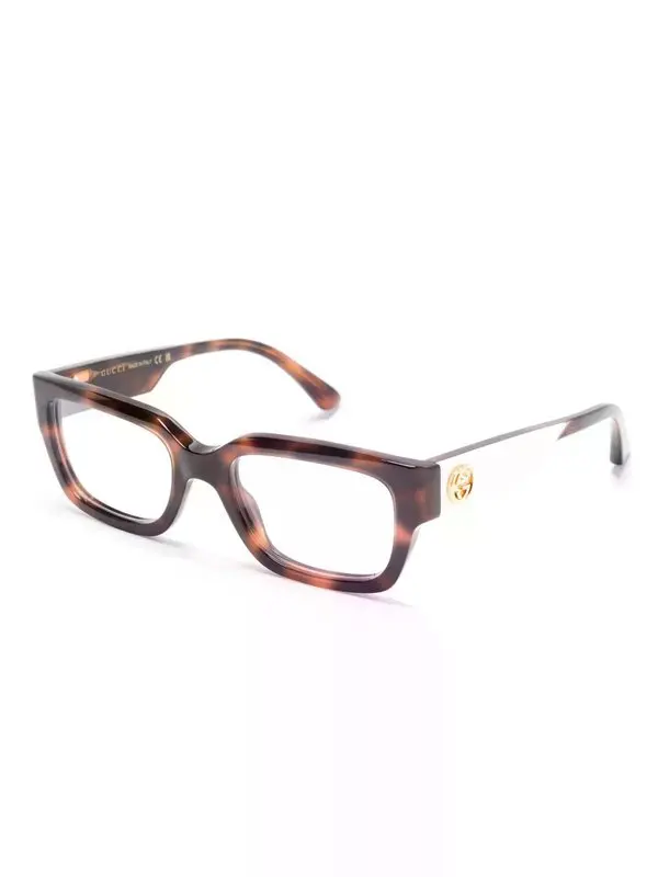 Gucci Tortoiseshell-effect Glasses