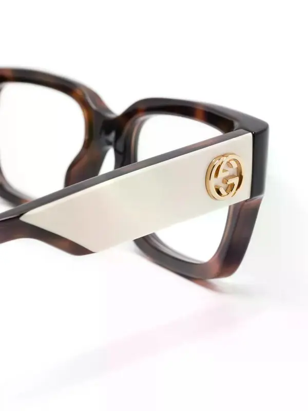 Gucci Tortoiseshell-effect Glasses