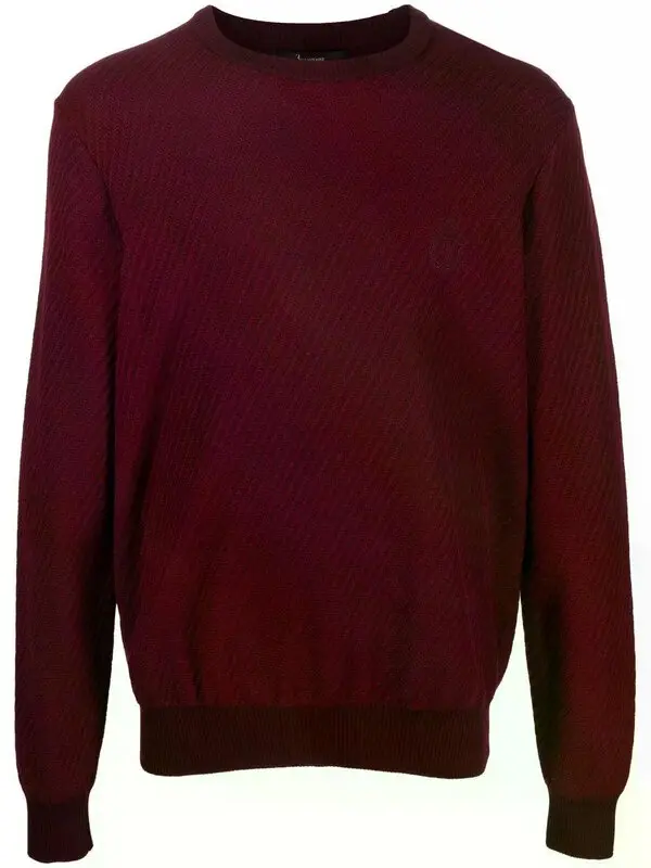 BILLIONAIRE Round-neck Knit Jumper - Red