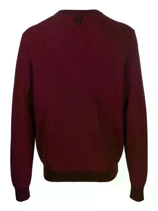 BILLIONAIRE Round-neck Knit Jumper - Red