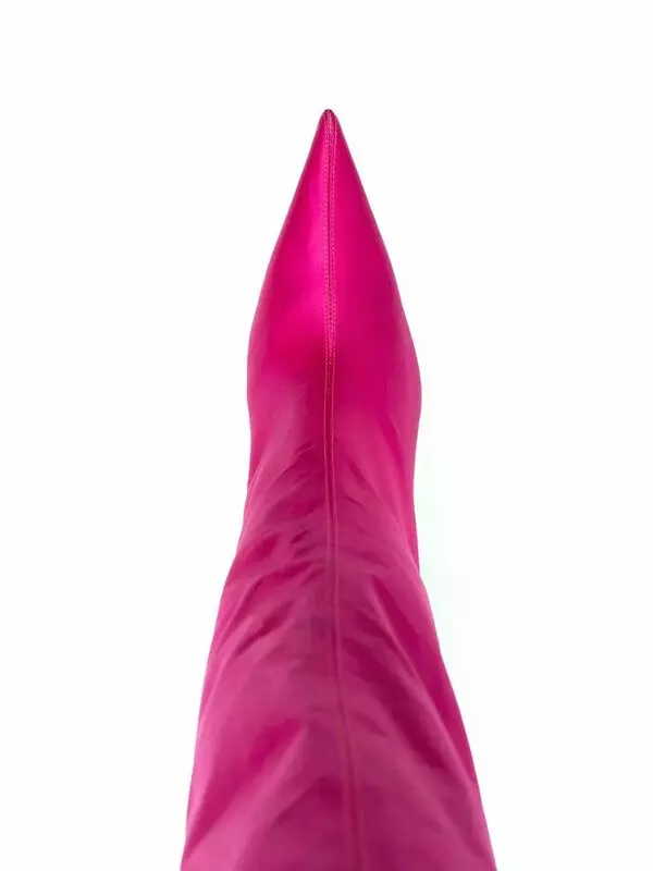 Alexandre Vauthier Satin Stiletto Boots