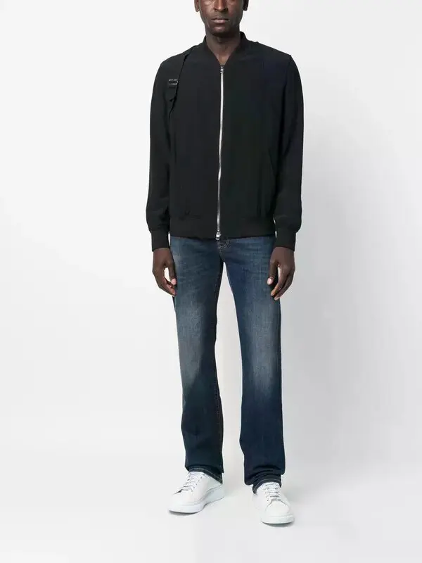 BILLIONAIRE Logo-patch Straight-leg Denim Jeans