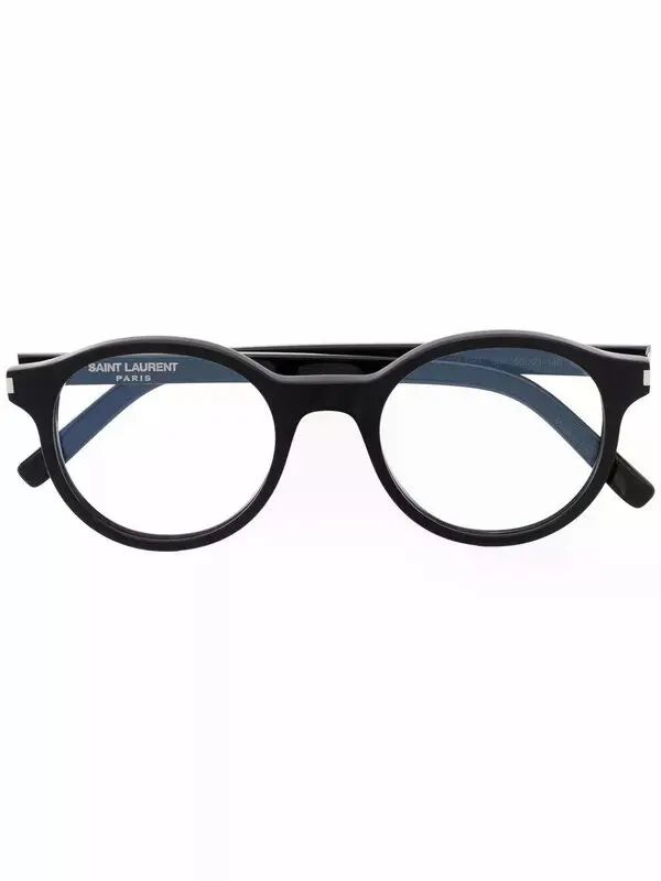 Saint Laurent Round-frame Glasses - Black