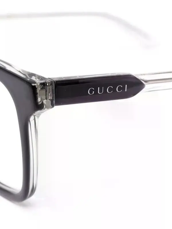 Gucci Square-frame Optical Glasses - Black