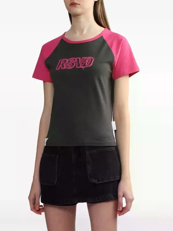 Izzue Logo-print Colourblock T-shirt