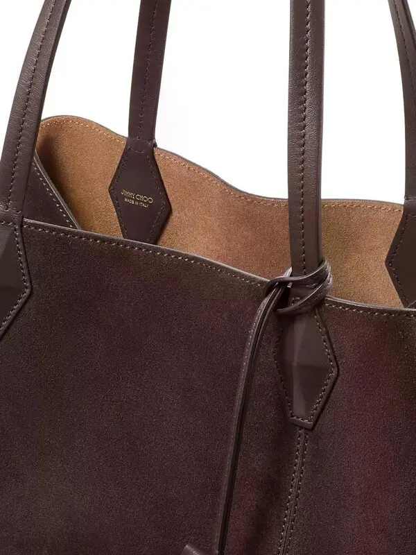 JIMMY CHOO Medium Diamond Tote Bag - Brown