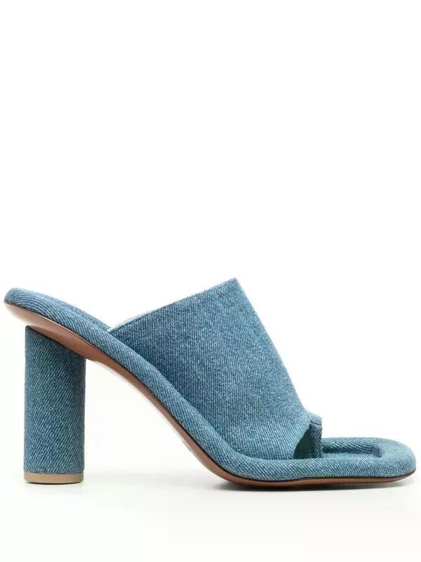 AMBUSH Cushion Denim Sandals - Blue