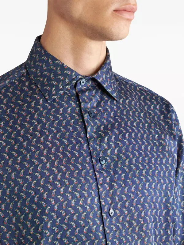 Etro Paisley-print Cotton Shirt