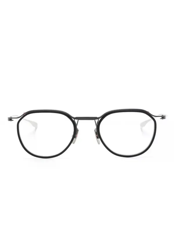 Dita Schema-two Round-frame Glasses - Black