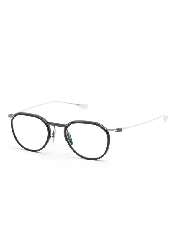 Dita Schema-two Round-frame Glasses - Black