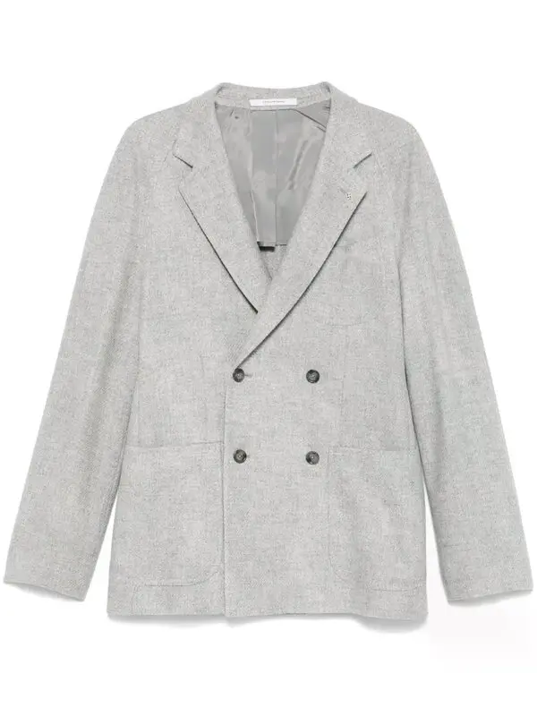 Tagliatore Randall Double-breasted Blazer - Grey