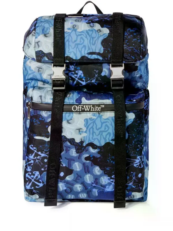 Off-White Outdoor Backpack - Blue