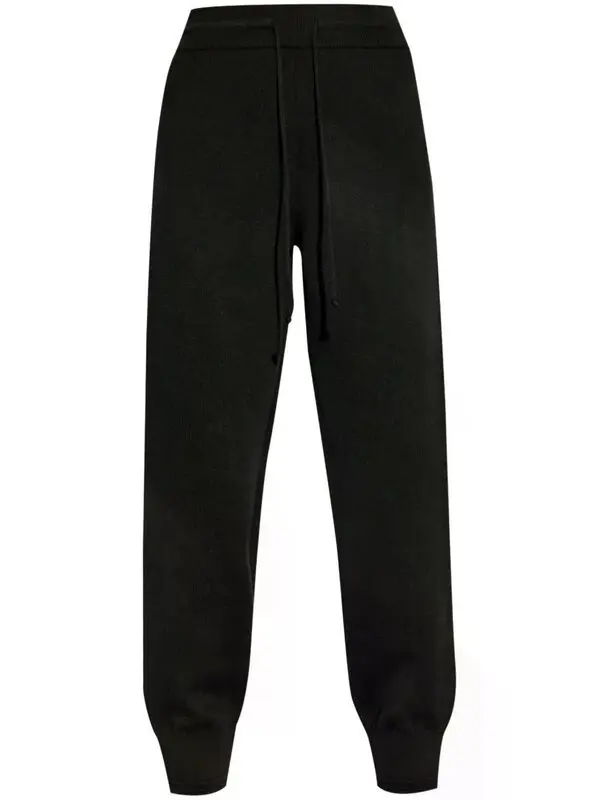 Burberry Embroidered-logo Knitted Track Pants