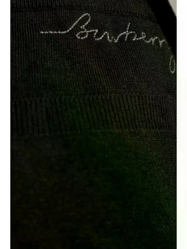 Burberry Embroidered-logo Knitted Track Pants